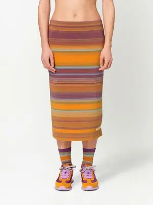 Marc Jacobs Tube Striped Midi Skirt