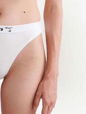 Off-White Two-pack Logo-print Thongs