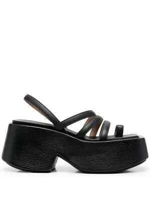 Marsèll Slingback Chunky Platform Sandals - Black