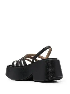 Marsèll Slingback Chunky Platform Sandals - Black