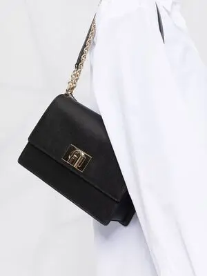 Furla 1927 Crossbody Bag - Black