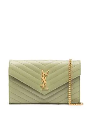Saint Laurent Monogram Envelope Clutch Bag