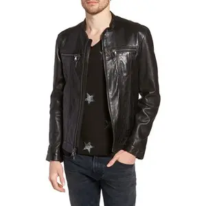 Band Collar Outerwear For Men