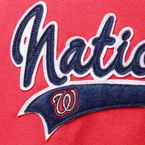 SOFT AS A GRAPE Washington Nationals Side Split Pullover Hoodie