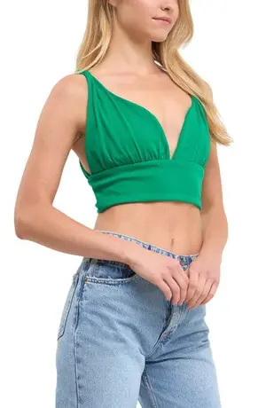 GREY LAB Twist Strap Crop Tank