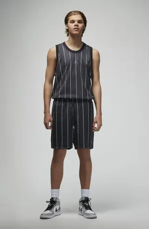 JORDAN Essentials Stripe Mesh Shorts