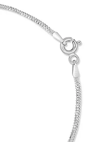 Bony Levy 14k Gold Herringbone Chain Bracelet - 14k White Gold