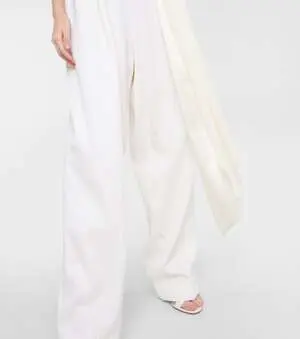 ROKSANDA Bridal Cape-detail Wool Jumpsuit
