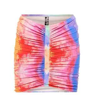 REINA OLGA Geraldina Tie-dye Miniskirt - Multicoloured