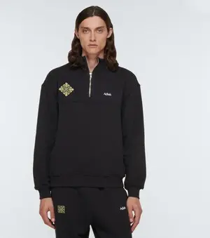 ADISH Logo Cotton Jersey Sweatshirt