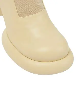 JIL SANDER Platform Leather Knee-high Boots