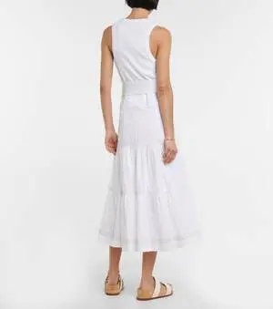 Veronica Beard Austyn Tiered Midi Dress