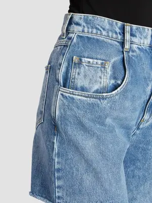 MAISON MARGIELA Wide-leg Slashed Cut-out Jeans - Medium Blue