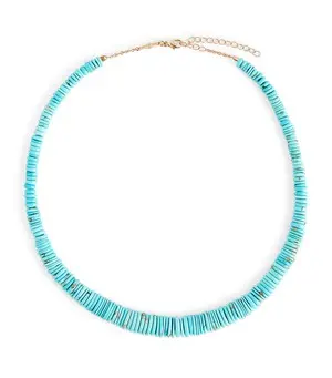 Jacquie Aiche Yellow Gold And Necklace - Turquoise