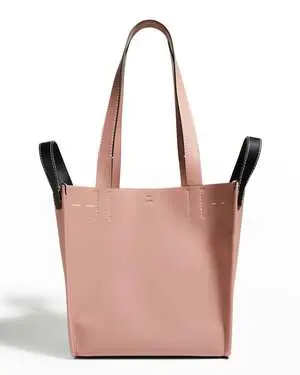 Proenza Schouler White Label Mercer Large Colorblock Leather Tote Bag - Dusty Pink