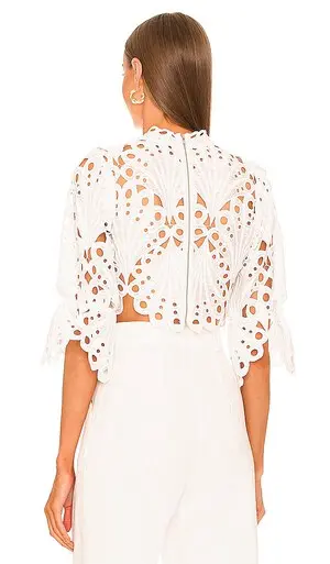 MICHAEL COSTELLO X Jovani Crop Top