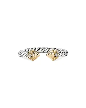 David Yurman 23mm Renaissance Ring - Gold/silver