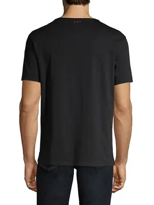 John Varvatos Star U. S.a. Cotton Peace Sign Tee