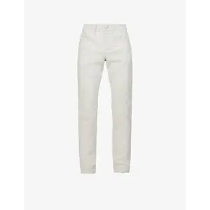 FRAME L'homme Slim-fit Stretch-woven Trousers - Milk Beige