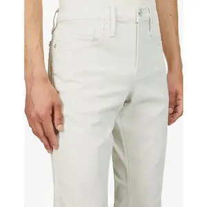 FRAME L'homme Slim-fit Stretch-woven Trousers - Milk Beige