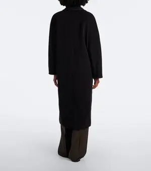 Max Mara Madame Wool And Cashmere Coat - Black