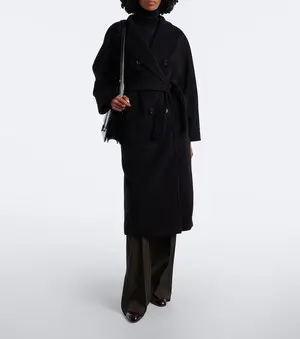 Max Mara Madame Wool And Cashmere Coat - Black