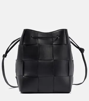 Bottega Veneta Cassette Small Leather Bucket Bag