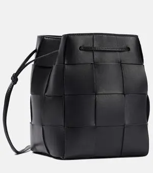Bottega Veneta Cassette Small Leather Bucket Bag