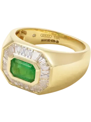 Shay 18-karat Emerald And Diamond Ring