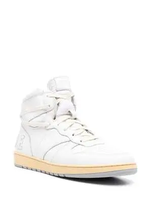 Rhude Panelled Leather Sneakers