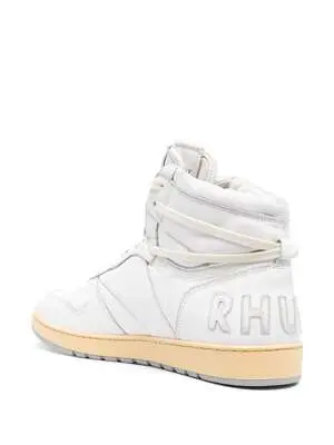 Rhude Panelled Leather Sneakers