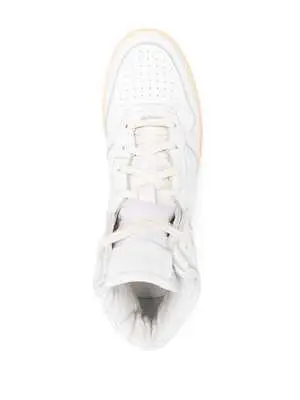 Rhude Panelled Leather Sneakers