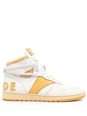 Rhude Logo Panelled Sneakers