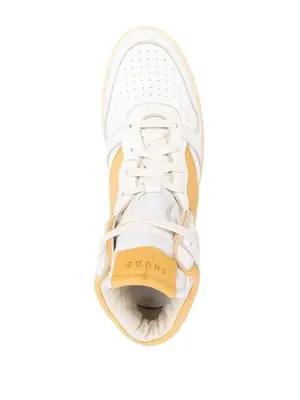 Rhude Logo Panelled Sneakers