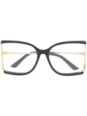 Gucci Oversized Square-frame Sunglasses - Black