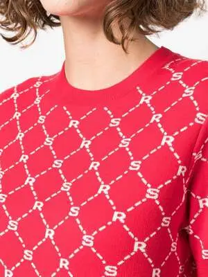 Sonia Rykiel Paris Monogram-pattern Knitted Top