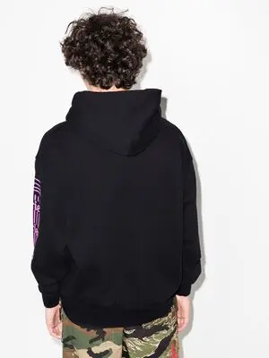 Aries Logo-print Drawstring Hoodie