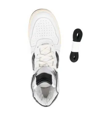 Rhude Colour-block High-top Sneakers