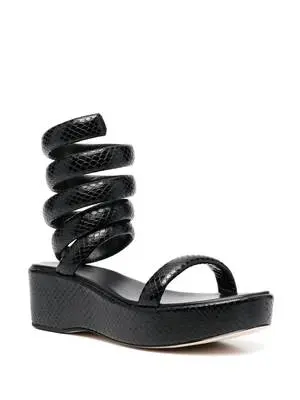 Cult Gaia Gabi Spiral Strap Sandals