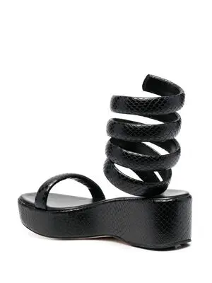 Cult Gaia Gabi Spiral Strap Sandals