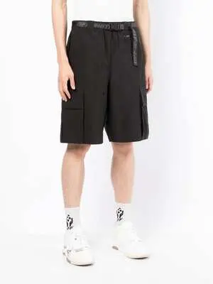 Off-White Industrial Belt Track Shorts - Black