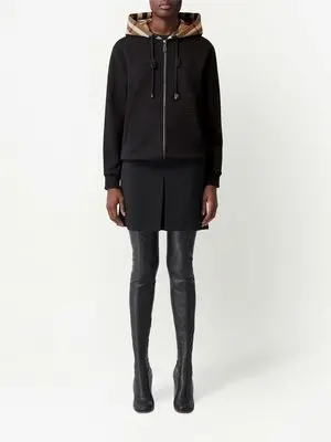 Burberry Check Cotton Hoodie