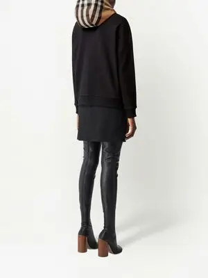 Burberry Check Cotton Hoodie