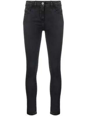 Patrizia Pepe Washed Low-rise Skinny Jeans