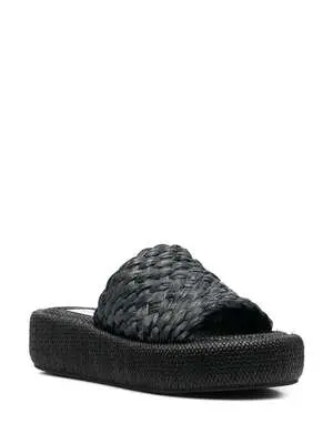 Clergerie Ajoe Straw Sandals