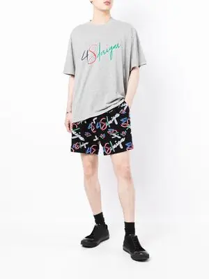 4SDESIGNS Logo-print Short-sleeve T-shirt