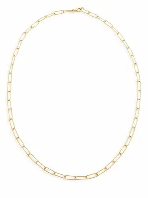 Monica Vinader Alta Textured Chain Necklace - Gold
