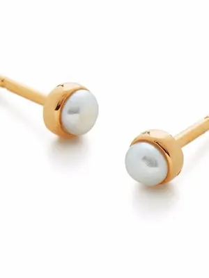 Monica Vinader Mini-pearl Stud Earrings