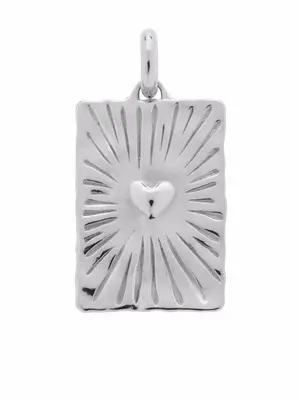Monica Vinader Monica Vinader Talisman Heart Pendant Silver