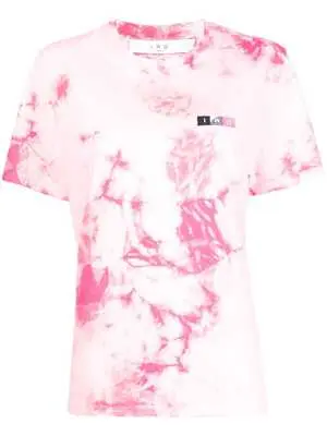 IRO PARIS Tie-dye T-shirt With Logo Patch